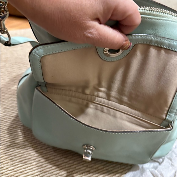 Coach | Bags | Coach Mint Green Womens Backpack | Poshmark